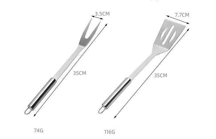 Jteremy Grill Tools Set - 8pcs Grill Accessories BBQ Tools, Stainless Steel Grilling Tools, BBQ Accessories Tool Set with Storage Bag, Camping Outdoor Cooking Tool Set for Travel