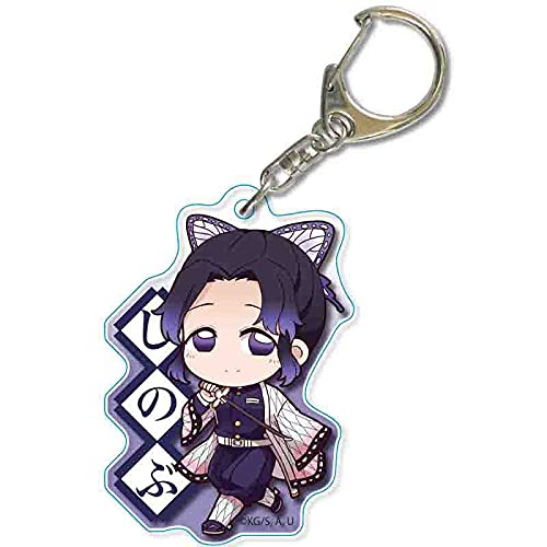 Compatible with Samsung Galaxy S9 Plus Case Demon -Slayer Kanaea Anime Design [with Vision Keychain and 50pcs Stickers] Cartoon Transparent Soft Silicona Case for Samsung Galaxy S9 Plus
