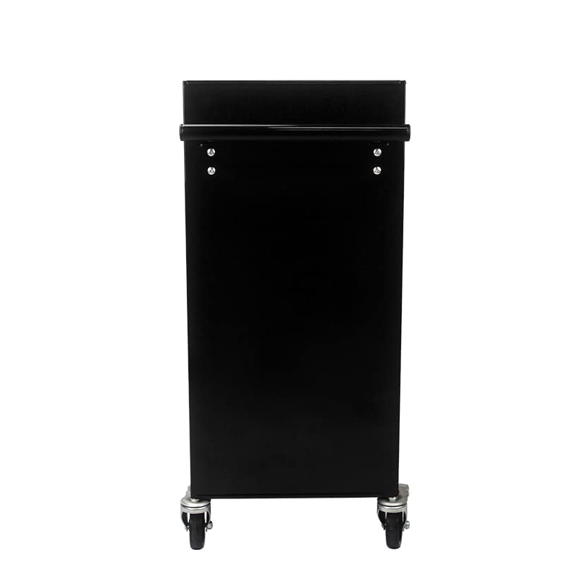 nifoti 4 Drawers Tool Cart on Wheels,Rolling Tool Box Tool Storage, Drawers Rolling Tool Box Organizer Tool Case for Garage, Warehouse, Workshop, Repair Shop (4 Drawers(Black))