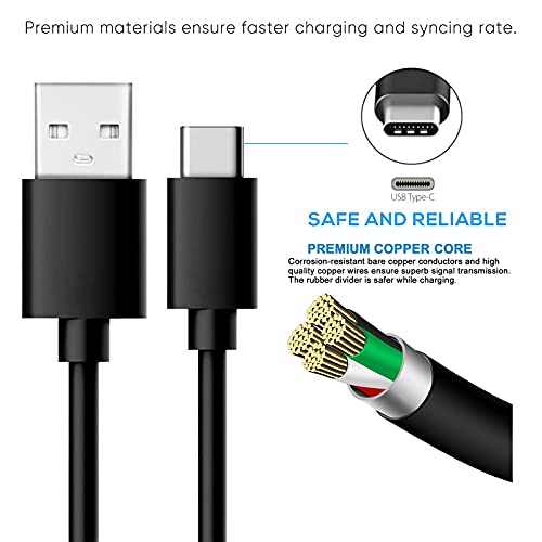 USB C Charger Charging Cable Cord Compatible for New Beats Studio Buds Beats Flex, Beats Fit Pro Fit Pro X Kim, JBL 125TWS, Samsung Galaxy Buds Plus/Pro 2, Jabra/Skullcandy & More Earbuds Headphones