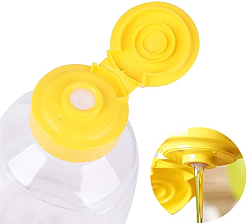 Bekith 16 Pack Empty Plastic Honey Bottles, 6.6oz Plastic Honey Jars with Flip-top Caps, Squeeze Honey Bottle Container for Storing and Dispensing