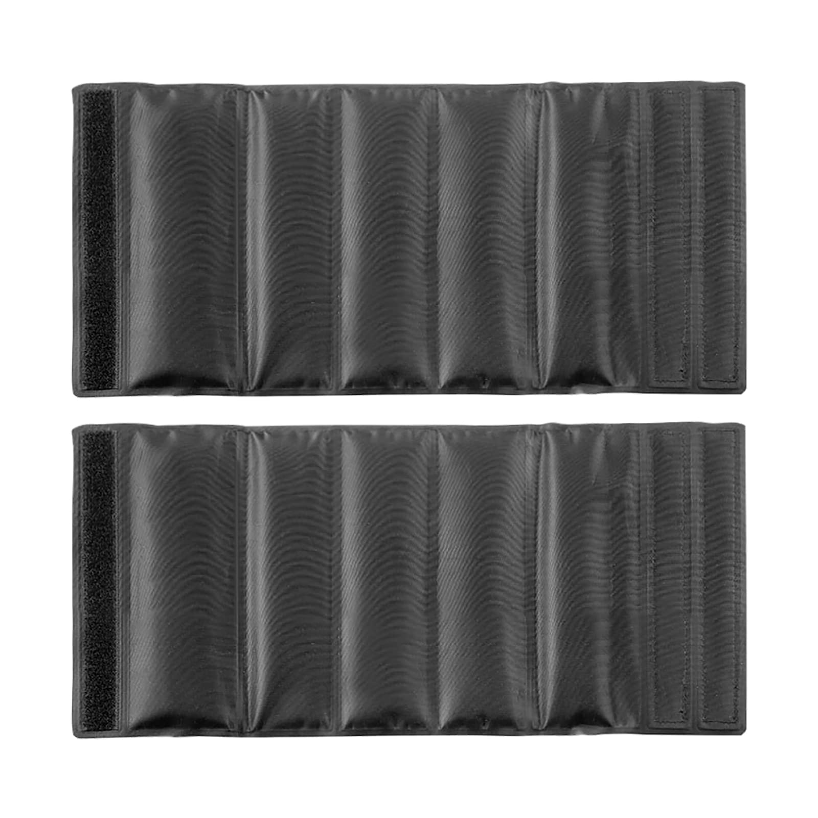 2Pcs Wine Cooler Sleeve Wine Bottle Chiller Ice Pack Adjustable Bottle Wrap Keep Wine Cool and Refreshing for Red White Champagne or Sparkling (Black)