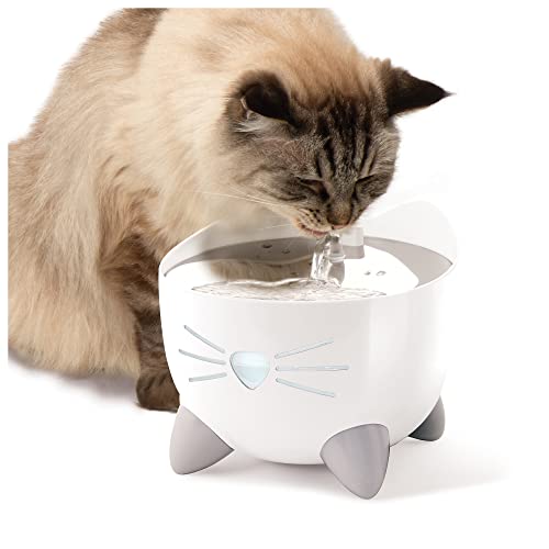 Catit PIXI Smart Water Fountain β Automatic Cat Drinking Fountain with UV-C Clarifier Light and App Support