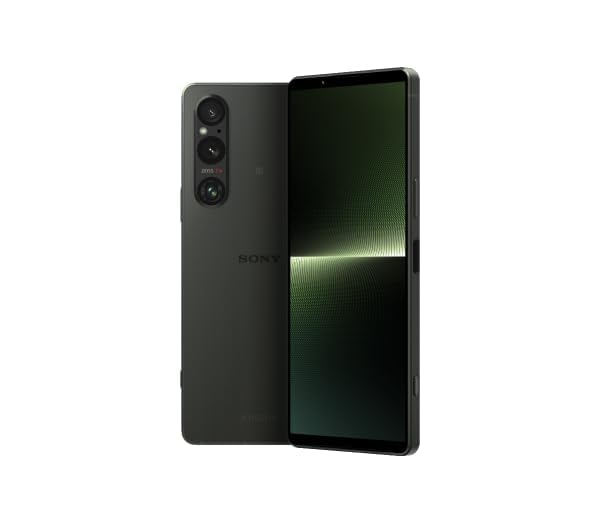 Sony Xperia 1 V 5G XQ-DQ72 Dual 256GB 12GB RAM Unlocked (GSM Only | No CDMA - not Compatible with Verizon/Sprint) GSM Global Model, Mobile Cell Phone – Green