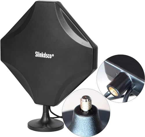 MIMO Antenna External 4G LTE 5G Dual TS9 Magnetic Base/Suction Antenna Compatible with Netgear AT&T Nighthawk M6 Pro MR6110 MR6500 M1 MR1100 LB1120/21, LB2120 Hotspots Router, Slinkdsco
