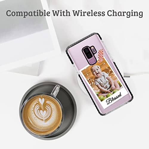 SuSuTiFy Personalized Custom Photo Phone Case for Samsung Galaxy S9 Plus Design Your Own Customized Picture Anti-Scratch Shockproof Soft TPU Protective Phone Cover