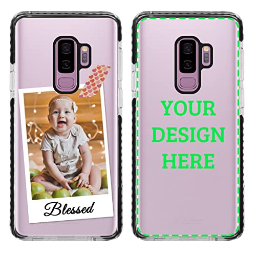 SuSuTiFy Personalized Custom Photo Phone Case for Samsung Galaxy S9 Plus Design Your Own Customized Picture Anti-Scratch Shockproof Soft TPU Protective Phone Cover