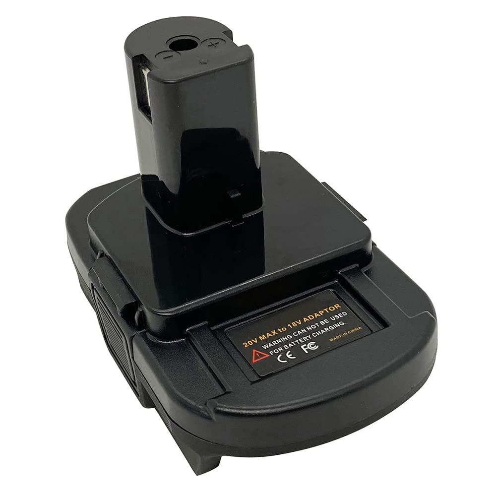 JFQWLE Converter for Black&Decker/Porter Cable/Stanley to Ryobi Battery Adapter, Compatible with Black&Decker/Porter Cable/Stanley 20V Lithium-Ion Batteries, Work for Ryobi 18V Cordless Power Tools