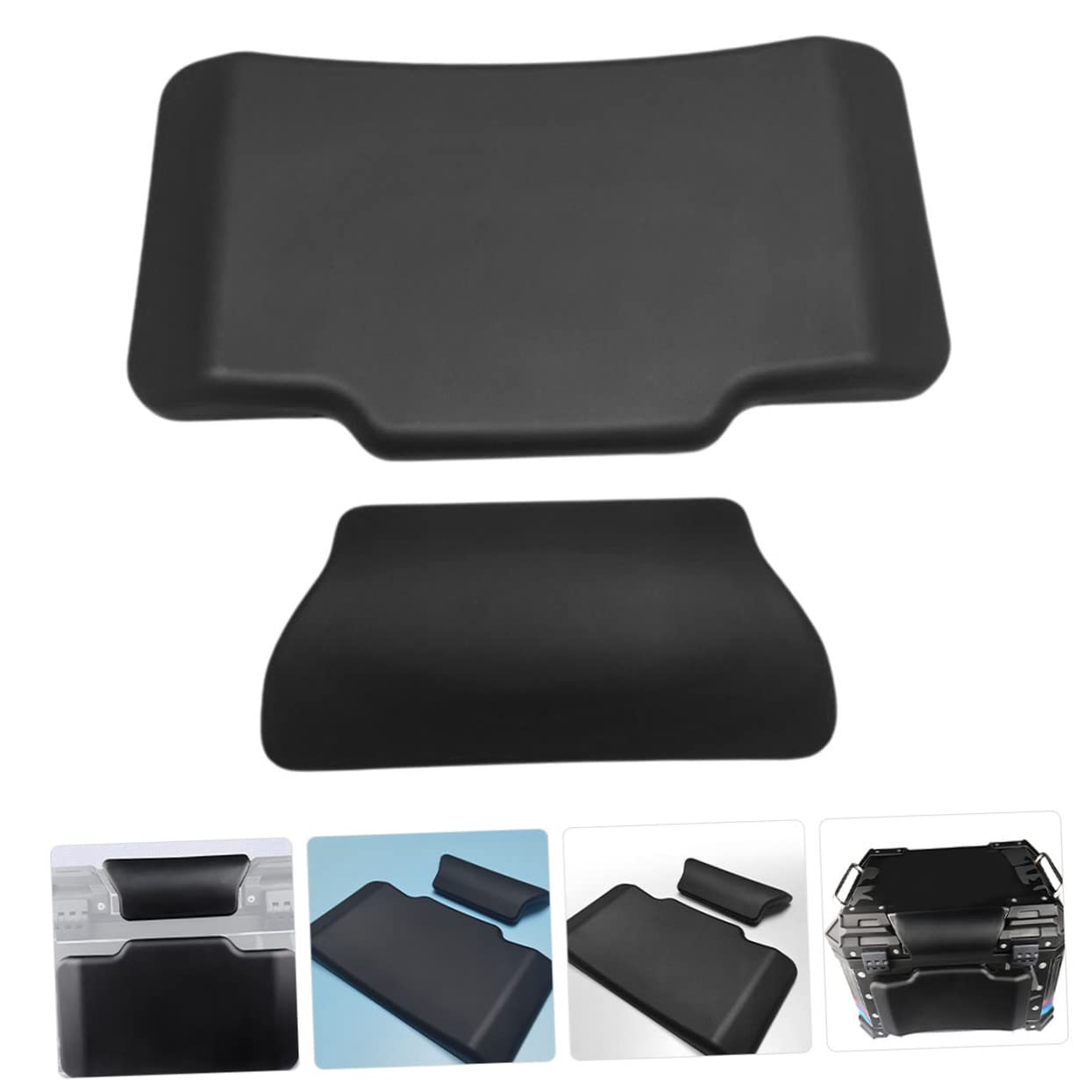 Unomor 1 Set Trunk Cushion Wear-Resistant Back pad Lumbar Support Pillow Leather Back Pillow Motorcycle Accessory Back Support Pad Wear-Resistant Backrest Sponge pu Waist Ornaments