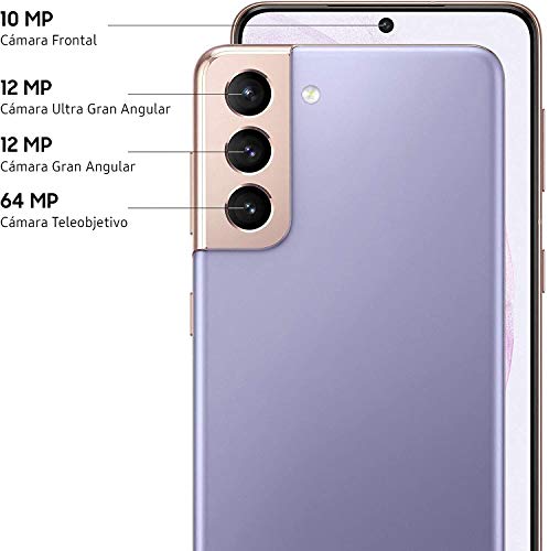 Samsung Galaxy S21 5G | Factory Unlocked Android Cell Phone | International Version 5G Smartphone | Pro-Grade Camera, 8K Video, 64MP High Res | 128GB, (SM-G991B/DS) (Phantom Violet)