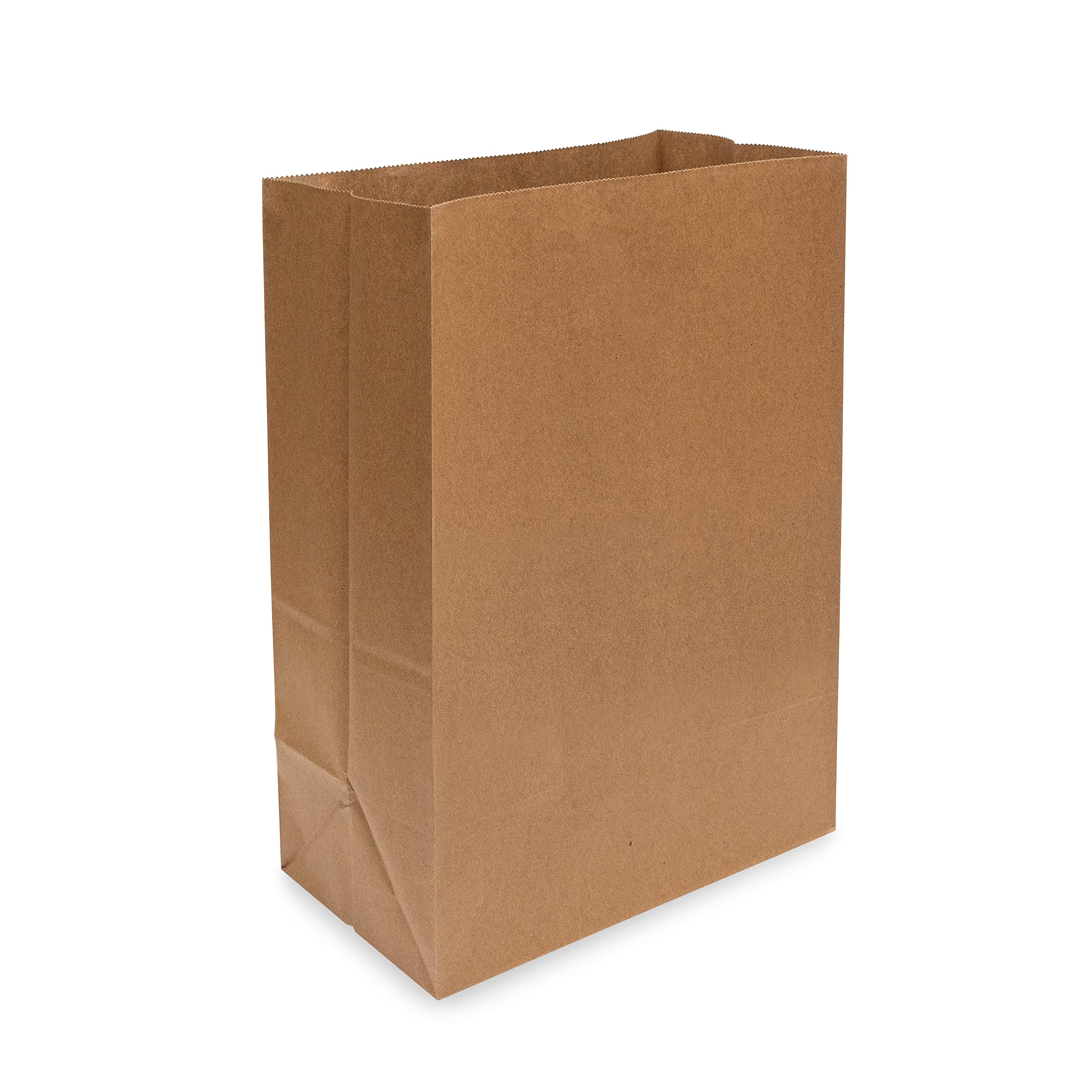 Prime Line Packaging Brown Paper Lunch Bags, Paper Sack for Grocery, Shopping, Delivery, Goodie, Take Out, Bakery, Bulk, 1/8 BBL, 10x6x14 100 Pack