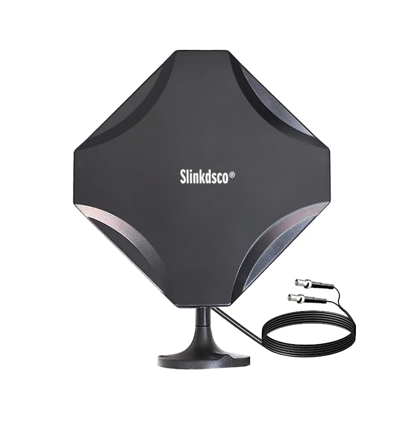 MIMO Antenna External 4G LTE 5G Dual TS9 Magnetic Base/Suction Antenna Compatible with Netgear AT&T Nighthawk M6 Pro MR6110 MR6500 M1 MR1100 LB1120/21, LB2120 Hotspots Router, Slinkdsco