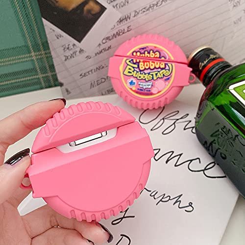 Cute and Interesting,Silicone Airpod Case Covers with Keychain,Compatible with Airpods 1&2 Case,More Attractive airpod case (HBA)
