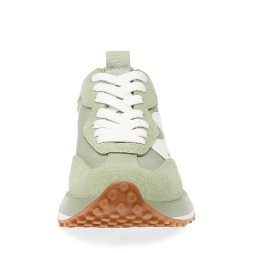 Steve Madden Women's Campo Sneaker, Sage, 8