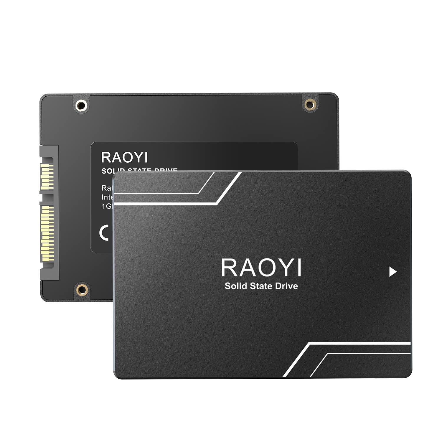 RAOYI 1TB Internal SSD SATA III 6Gb/s 2.5”Solid State Drive 3D NAND Flash Advanced SSD Hard Drive Up to 550MB/s SATA 3 SSD Upgrade Performance for PC Laptop
