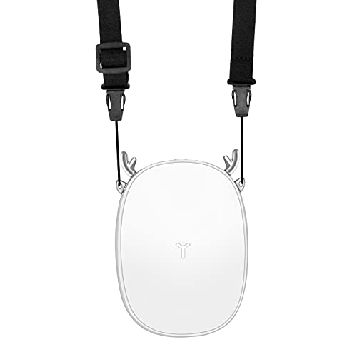 VR-robot Portable Hanging Neck Fan, Hands Free Air Cooler USB Rechargeable Personal Wearable Cooling Neck Fan, Adjustable Lanyard 3 Speed Mini Handheld Fan for Office,Camping,Travel,Outdoor