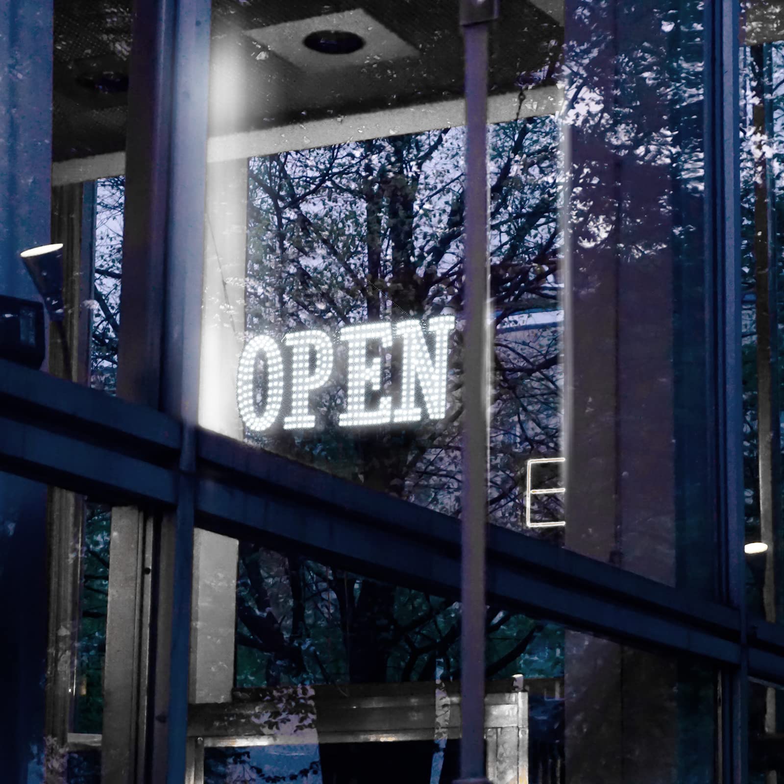40"x14" Extra Jumbo LED Open Signs for Business, Unique Design Super Bright Open Sign with Chain, High Visibility Open Sign for Stores Bar Hotel Retail Shops Window Salon Office