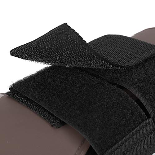 Horse Leg Protector PU Horse Front Hind Leg Boots Horse Riding Boots Pony Shock Absorbing Show Competition Leg Protection[Brown L] Hip & Joint Care