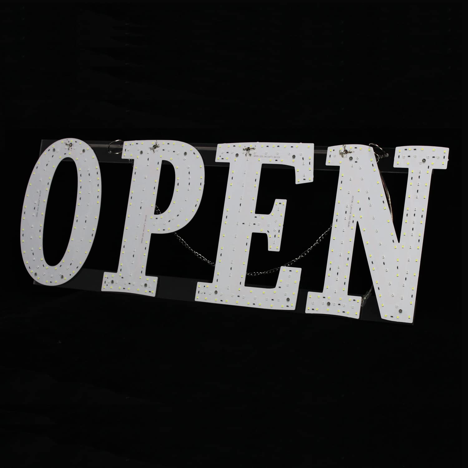 40"x14" Extra Jumbo LED Open Signs for Business, Unique Design Super Bright Open Sign with Chain, High Visibility Open Sign for Stores Bar Hotel Retail Shops Window Salon Office