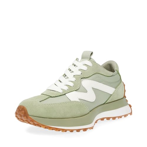 Steve Madden Women's Campo Sneaker, Sage, 8