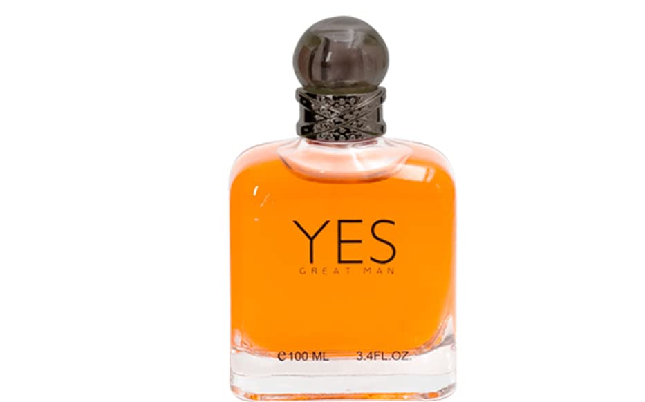 Yes Great Man Cologne for Men 3.4oz/100ml (Our Impression of Stronger with you) Eau de Toilette, Natural Spray