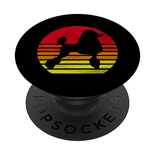 Retro Poodle Silhouette PopSockets Swappable PopGrip