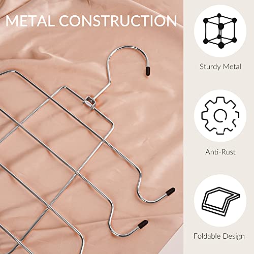 ZEDODIER Tank Tops Hangers,Bra Hanger 2 Pack Metal Space Saving Hanger Closet Organizer for Tank Tops, Bras, Camisoles, Scarfs or Belts