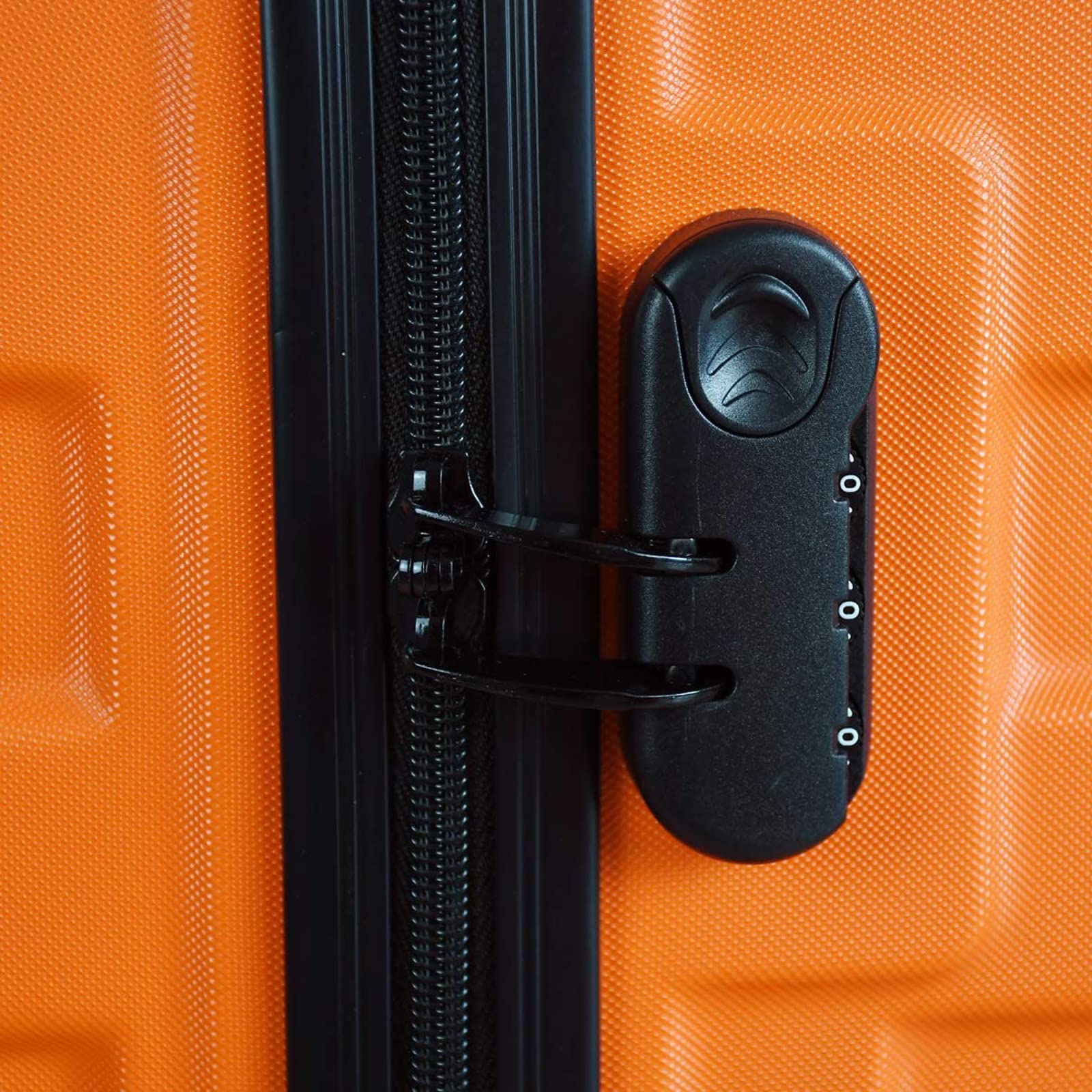 Hipack Hardside 3-Piece Spinner Luggage Set, Orange, One_Size