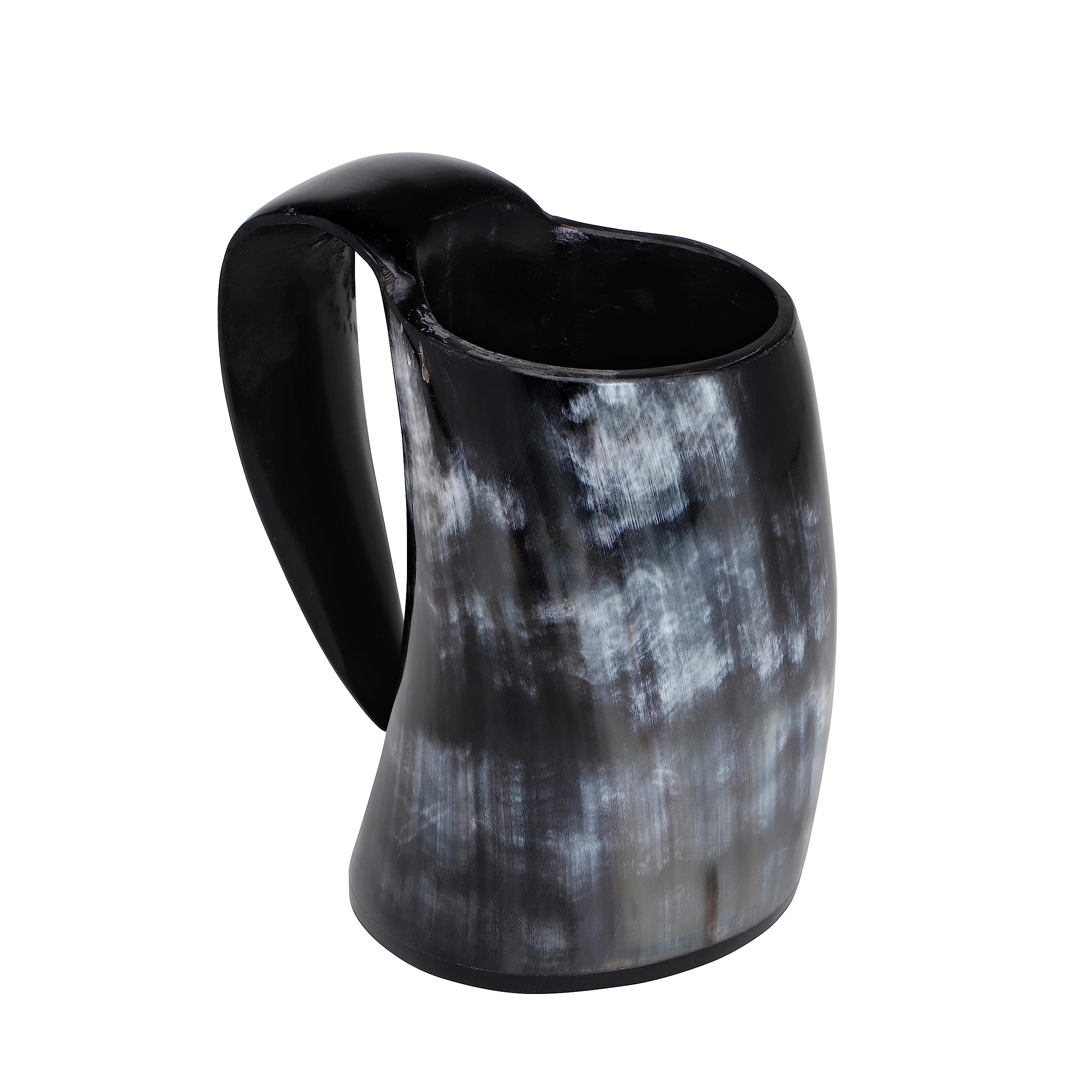 Red Cup Living Viking Drinking Real Ox Horn Mug Tankard | Medieval Inspire Drinkware | Custom Design Polished Authentic | Christmas, Birthday, Wedding Gift | 7 Oz | 1 Piece