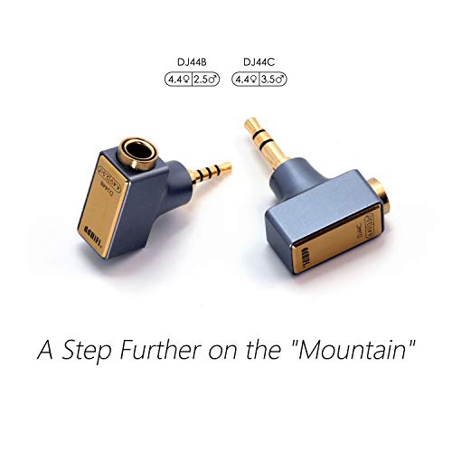 DD ddHiFi All-New DJ44C Aluminum Version 4.4mm Balanced Female to 3.5mm Male Headphone Jack Adapter, Audio Converter for Your 4.4mm Earphone/Headphone