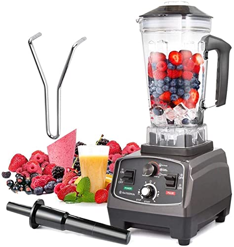 BATEERUN Blender Professional Countertop Blender with Tool, 2200W High Speed Smoothie Blender for Shakes and Smoothies, commercial blender easy to disassemble the blade