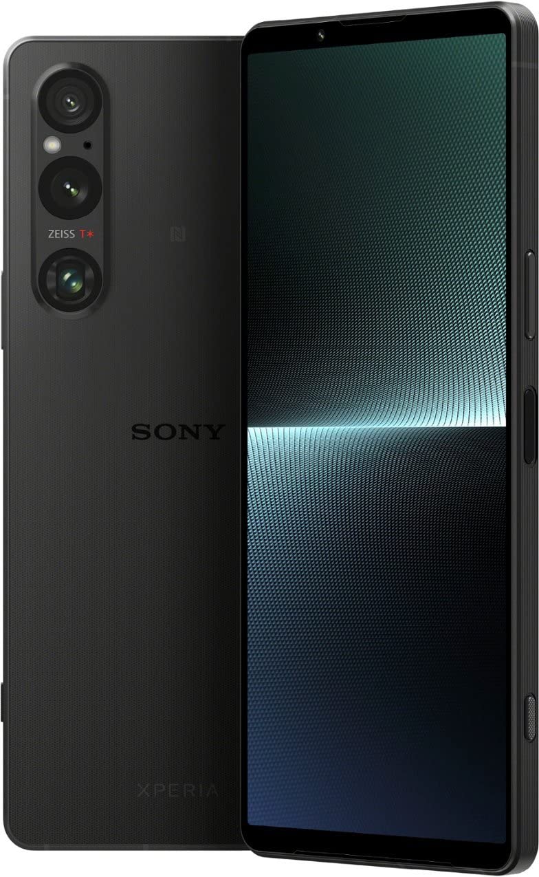 Sony Xperia 1 V 5G XQ-DQ72 Dual 512GB 12GB RAM Unlocked (GSM Only | No CDMA - not Compatible with Verizon/Sprint) GSM Global Model, Mobile Cell Phone – Black