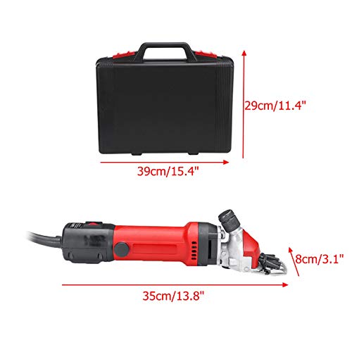 coldwind Sheep Clipper,Professional Heavy Duty Sheep Shearing Machine with 6 Speed,Electric Shearing Machine for Shaving Fur Wool in Sheep Goats Cattle and Other Farm Livestock Pet-Red