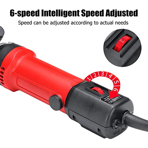 coldwind Sheep Clipper,Professional Heavy Duty Sheep Shearing Machine with 6 Speed,Electric Shearing Machine for Shaving Fur Wool in Sheep Goats Cattle and Other Farm Livestock Pet-Red