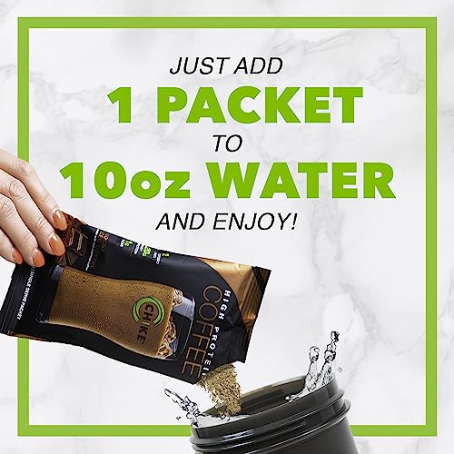 CHIKE Best Sellers High Protein Iced Coffee Sampler Pack, 20 G Protein, 2 Shots Espresso, 1 G Sugar, Keto Friendly and Gluten Free, 6 Single Serve Packets