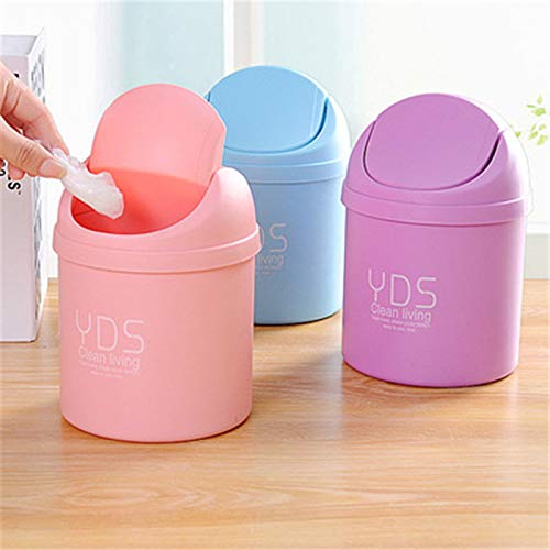 Trash Can Creative Desktop Mini Trash Can Covered Kitchen Living Room Desk Trash Box