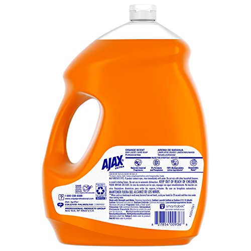 Ajax Ultra Professional Antibacterial Pot & Pan Dish Soap, Orange Scent, 145 fl. oz. (1.13 gal.), 4/Pack (61034313CT)