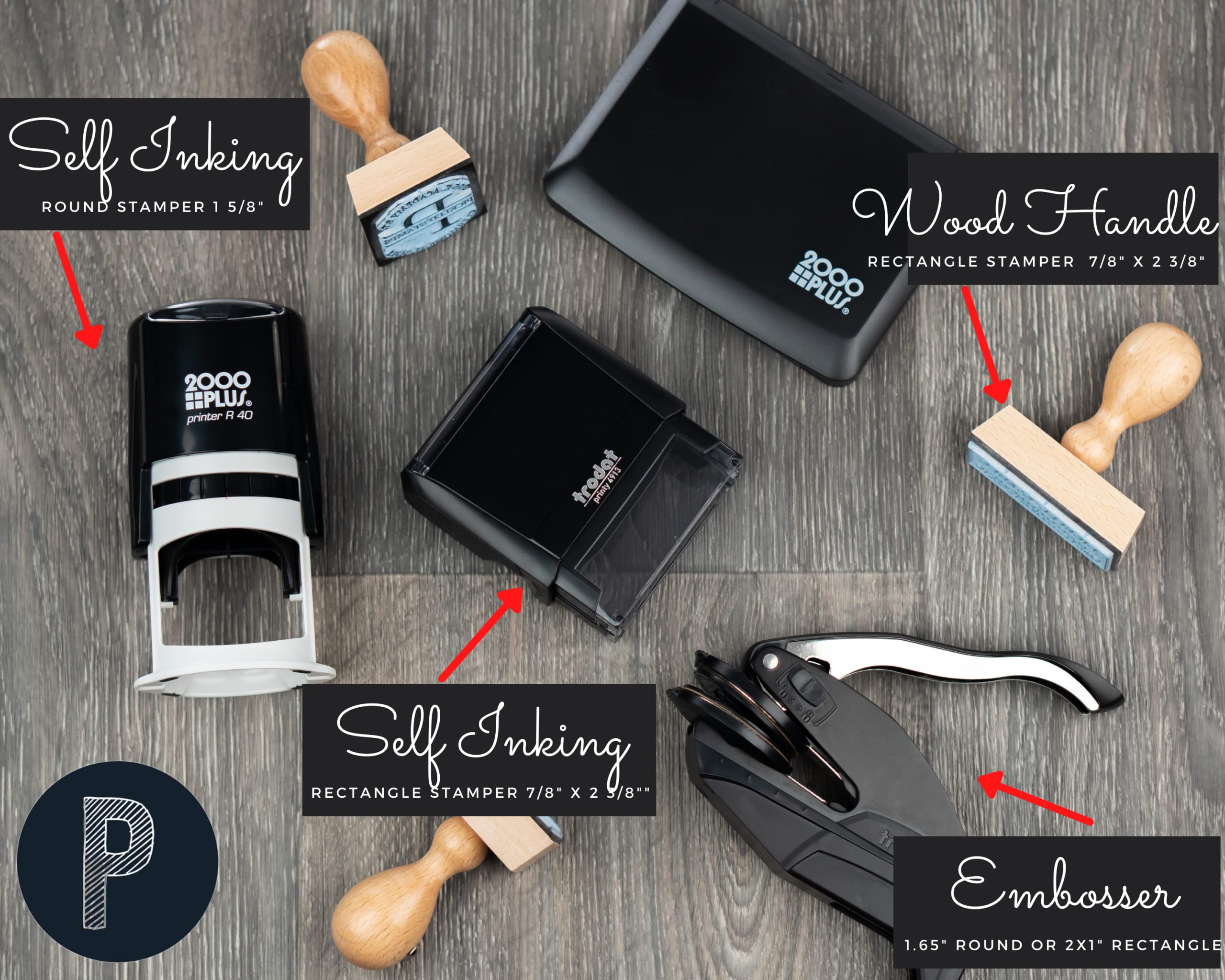 Custom Return Address Stamp - Custom Self-Inking Address Stamp with Name Custom Rubber Address Stamp (Self Inking)