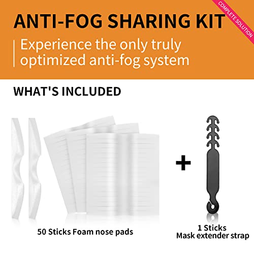Sponge Anti-Fog Nose Bridge Pads Seal Nose Cushion Memory Foam Nose Pads Self-Adhesive Protection Strip Nose Pad for Mask 50 PCS Black