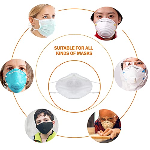 Sponge Anti-Fog Nose Bridge Pads Seal Nose Cushion Memory Foam Nose Pads Self-Adhesive Protection Strip Nose Pad for Mask 50 PCS Black