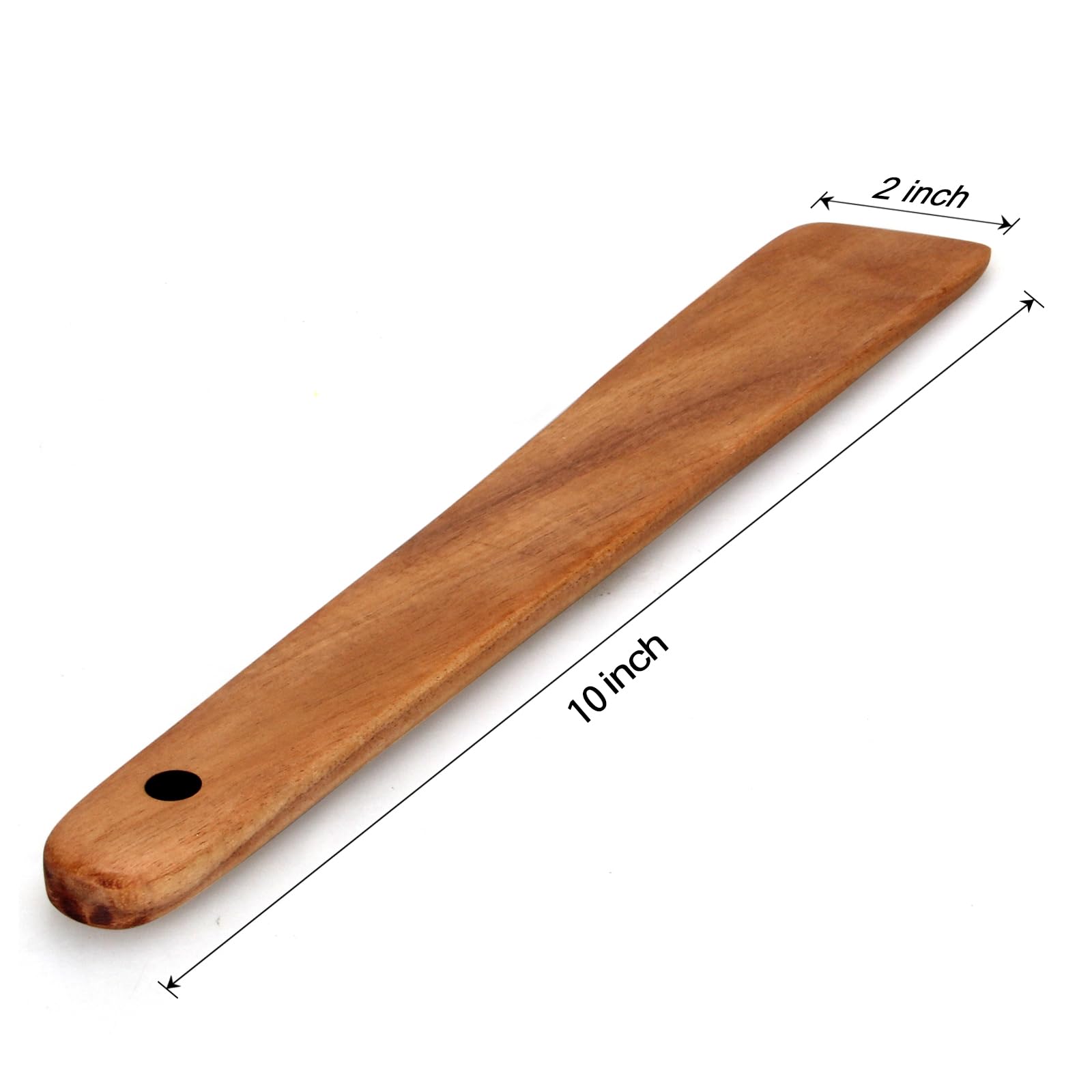Best Wooden Spatula for Cooking Kitchen Turner Spatula Teak Wood Scraper Spatula Serving Baking Spatula Non Stick Kitchen Utensils Flat Fish Spatula Egg Flipper Spatula