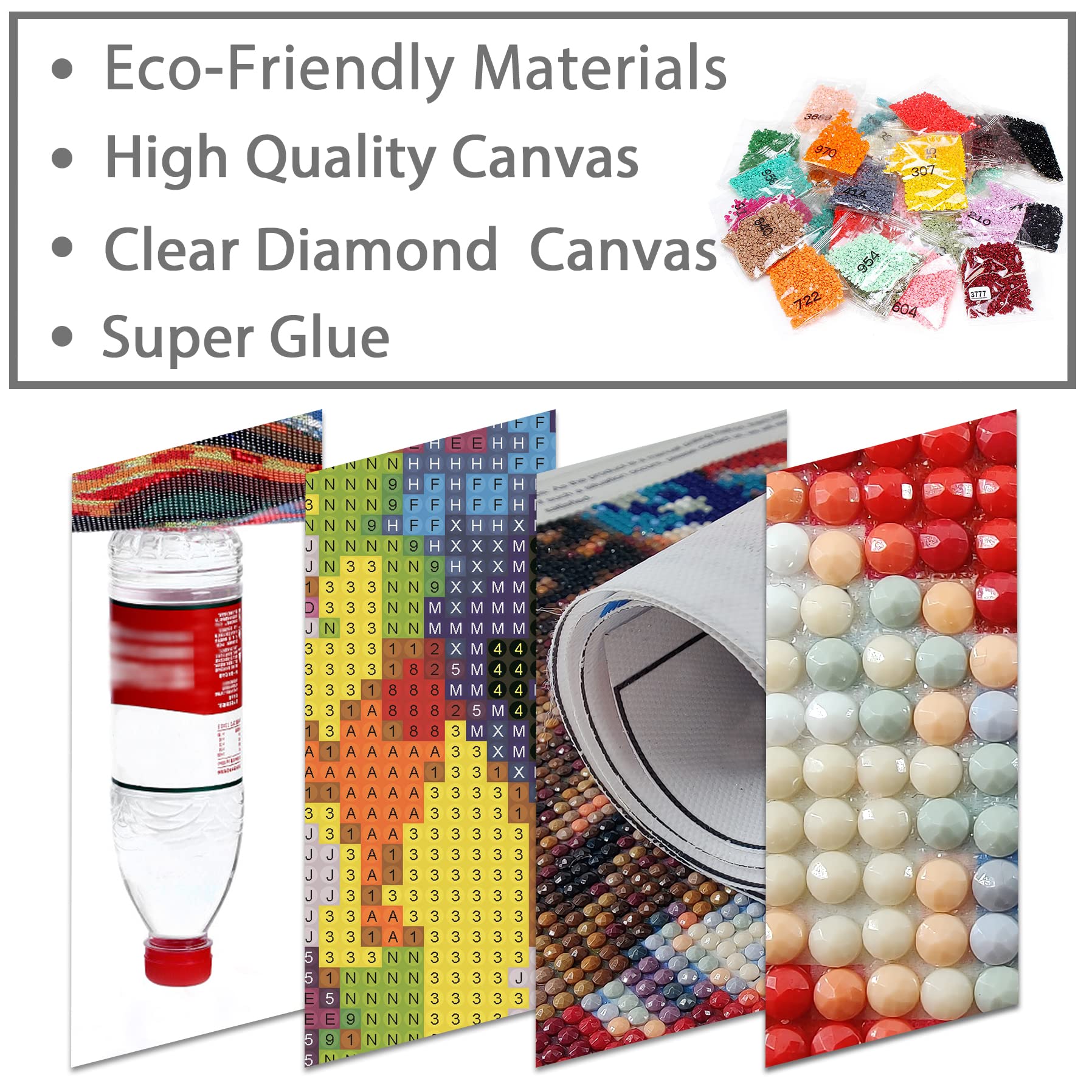 CHOSIGHT 5D Diamond Art Painting Angel Kit - DIY Paint with Diamond Art Christ Round Full Drill Craft, Home Decor Embroidery Set with Canvas, Tools, Sparkling Diamonds - 12x16 inch