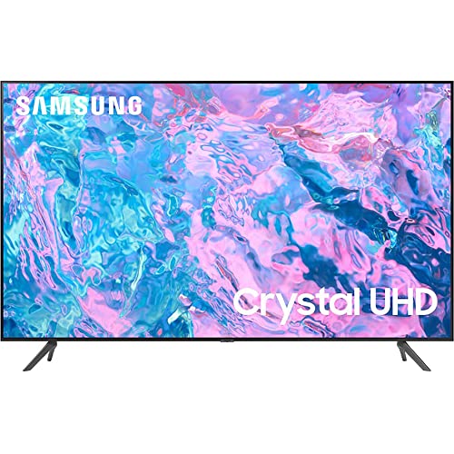 SAMSUNG UN55CU7000 55 inch Crystal UHD 4K Smart TV Bundle with Deco Gear 2X 4K HDMI 2.0 Cable w/Copper Conductors & CPS Exclusive 26 Month Protection Pack (BEACH-CPS-261000)