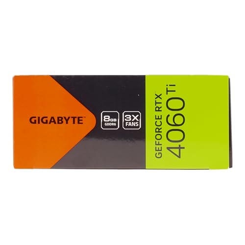 Gigabyte GeForce RTX 4060 TI EAGLE Graphics Card - 8GB GDDR6 18Gbps 128bit, PCI-E 4.0, 2X DisplayPort 1.4, 2X HDMI 2.1a, NVIDIA DLSS 3, Supports 4K, Ada Lovelace Arch, GV-N406TEAGLE-8GD