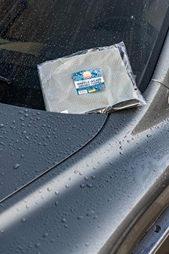 303 Products Waffle Weave Drying Towel - Premium and Ultra Absorbent - Safely Dries Paint Without Scratching - Perfect for Use After Car Wash, 1 Pack (39015)