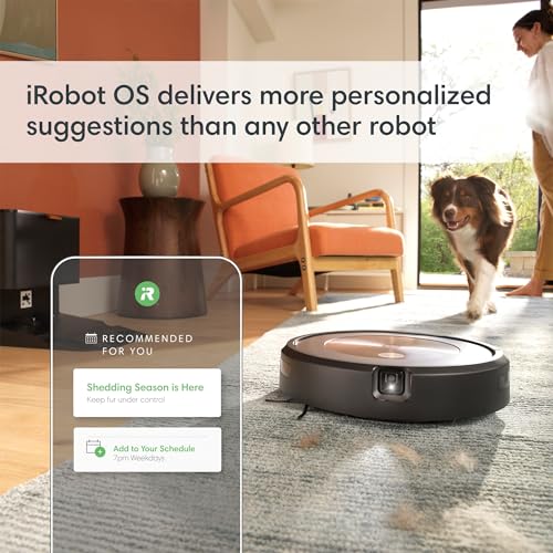 iRobot Roomba j9+ Self-Emptying Robot Vacuum – Powerful Suction, Identifies and Avoids Obstacles Like pet Waste, Sel-Empties for 60 Days, Best for Homes with Pets, Smart Mapping, Works with Alexa