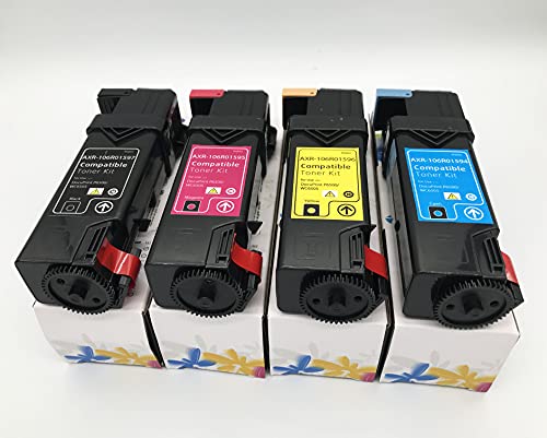 EF Products Replacement Toner Cartridge for Xerox Phaser 6500 Workcentre 6505 ( Black 106R01597, Yellow 106R01596, Magenta 106R01595, Cyan 106R01594, 4-Pack)