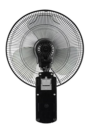 SPT SF-16W81A: 16″ Wall Mount Fan with Remote Control, black