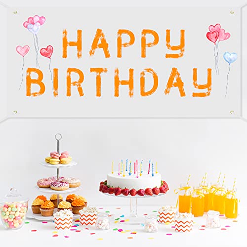 SUMERSHA 2 Pack Large Blank Banners, 2 x 4 Feet Polyester Oxford Cloth White Banner with Hanging Rope for Wall Signs, DIY Painting, and Writing, Indoor Outdoor Display and Party Decoration