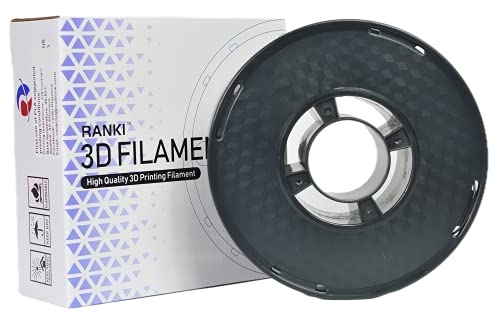 RANKI TPU Filament 1.75 mm Flexible TPU, 3D Printer Filament, Dimensional Accuracy +/- 0.05 mm, 98A,1kg Spool,Grey